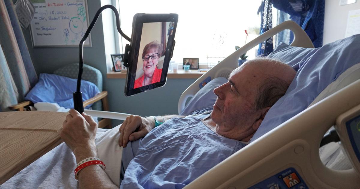 Virtual family visit connects couple during COVID-19: Connie and Tony ...