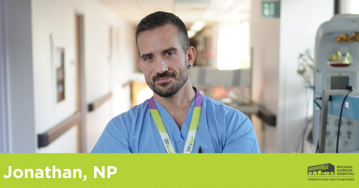 Jonathan's Career Journey at MGH | Michael Garron Hospital, Toronto ...